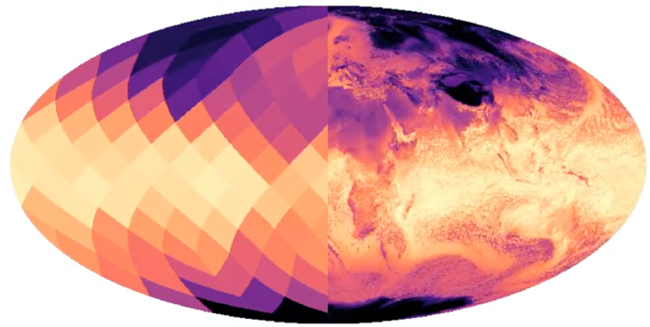 Of hierarchies, chunking, and HEALPix | nextGEMS